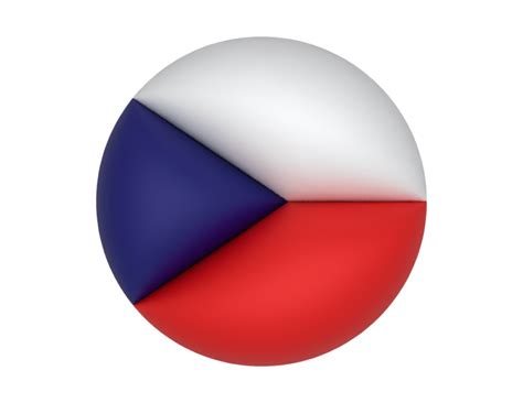 The Czech Flag In A Circle On Transparent Background 33299491 PNG