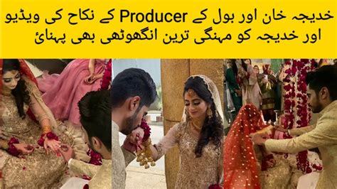 Khadija Khan Nikkah Complete Video Tiktoker Khadija Khan Wedding