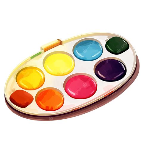High Quality Paint Palette Clipart For Creative Designers