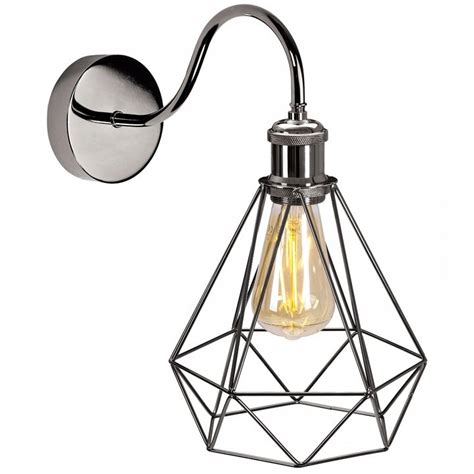 Lampa Kinkiet Ścienny Metalowy Loft Black Chrome Toolight Sklep EMPIK
