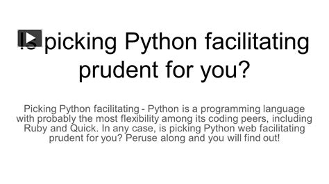 Ppt Is Choosing Python Hosting Advisable For You 3 Powerpoint