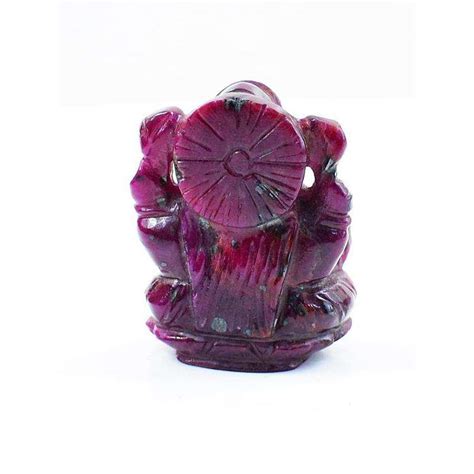 Genuine Rare Top Red Corrundum Ruby Carved Goddess Laksmi