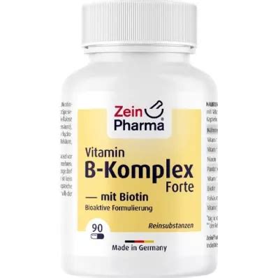 Delivery Service From Germany VITAMIN B KOMPLEX Biotin Forte Capsules Pcs