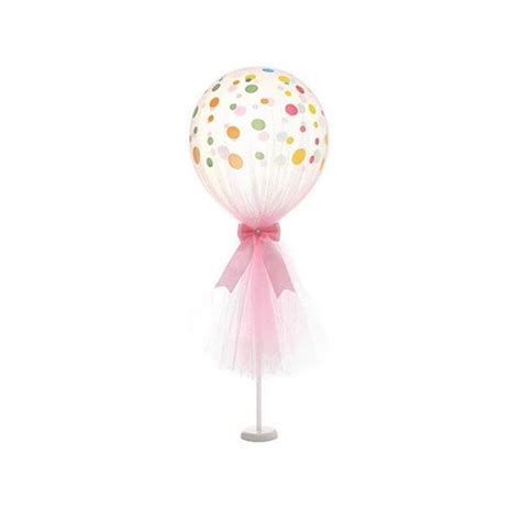 12 Ballonstäbe auf Fuß 43cm für Tisch mit Kleber Sparklers Club
