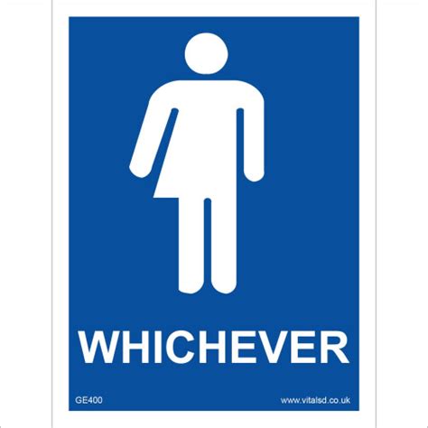 200 X 300mm 8 X 12 3mm Standard Foamex Foamboard Ge400 Whichever Toilet Sign Both Sex Loo