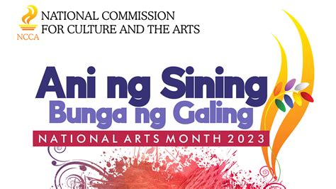 Ncca Celebrates National Arts Month With Onsite And Online Activities