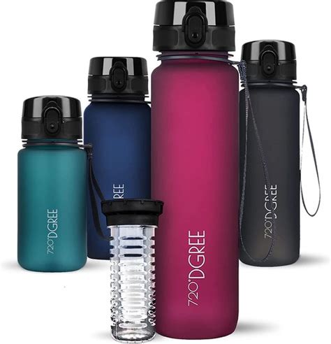 Drinkfles UberBottle 1 Liter Lekvrij Voor School Sport Op De