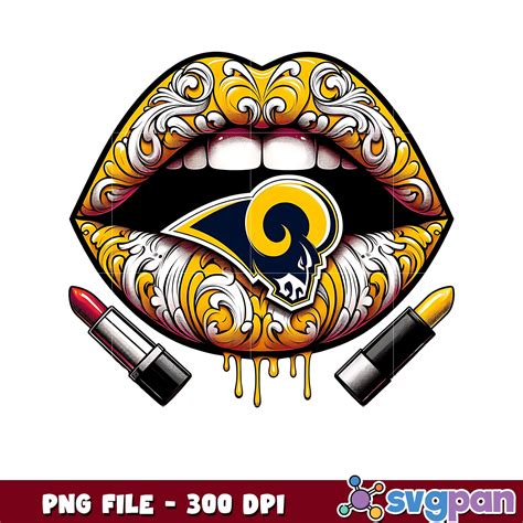 Los Angeles Rams Lips Png Nfl Players Png Nfl Playoffs Png Svgpan