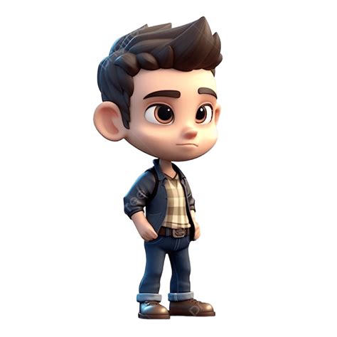 فتى شخصية كارتون 3d أولاد حرف كارتون Png صورة للتحميل مجانا