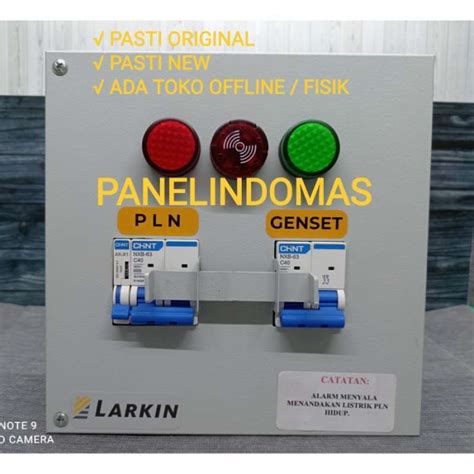 Promo Panel Interlock Switch Pln Genset Chint 2p Alarm 1phase 1