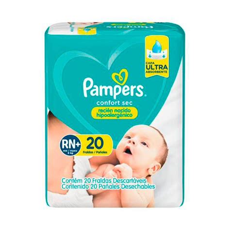 Pañales Pampers Recién Nacido Confort Sec X 20 Uni Carrefour