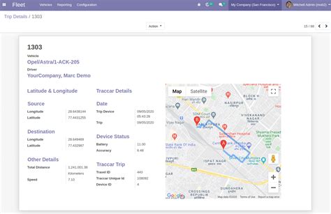 Odoo Fleet Traccar Tracking Vehicle Tracking Management In Odoo