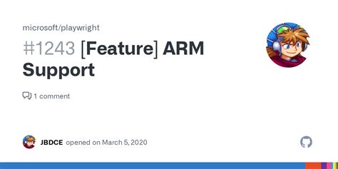 Feature ARM Support Issue Microsoft Playwright GitHub
