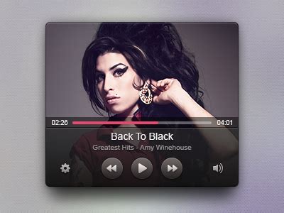 Mini Music Player By Caiduan On Dribbble