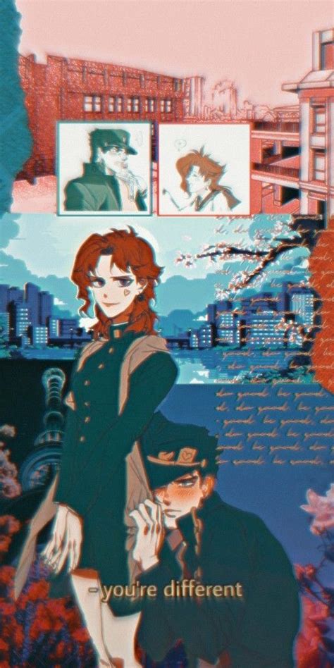Fem Kakyoin X Jotaro Wallpaper Jojos Bizarre Adventure Jotaro Jojo