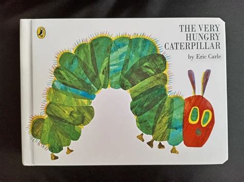 THE VERY HUNGRY Caterpillar By Eric Carle Board Book 1994 3 60
