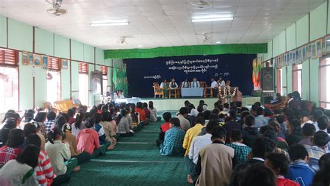 စဉ့်ကိုင်မြို့နယ်တွင် လူငယ်များဘက်စုံဖွံ့ဖြိုးတိုးတက်စေရေး အ ထ က စဉ့်ကိုင် ၌တတိယအကြိမ်မြောက