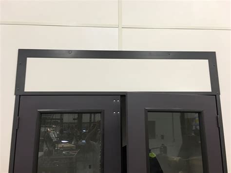 Removable Access Panel In A Modular Building Equipment Enclosure A