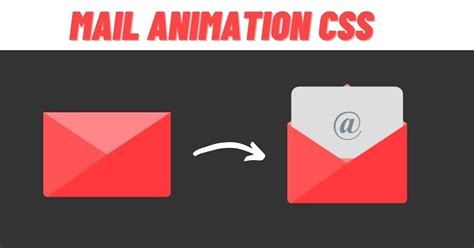 Mail Animation Using Html And Css Only