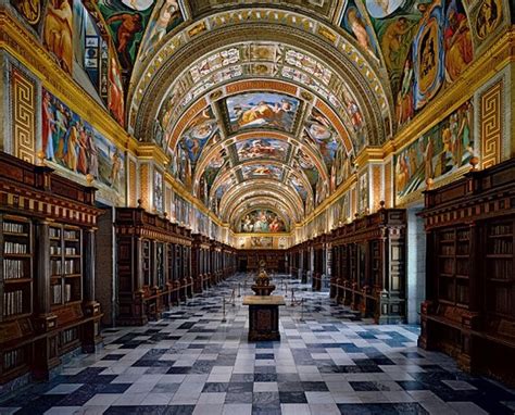 스페인 엘 에스코리알 성 로렌조 수도원 도서관 Beautiful Library Library Pictures Library