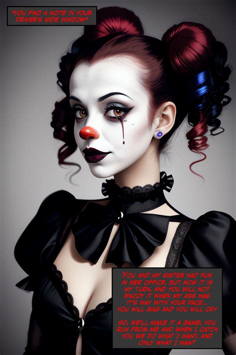 Gothic Clown Girl Big Booty Farts By Phizben Ai On Deviantart