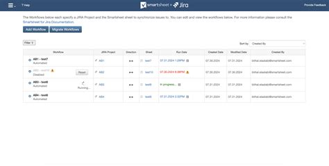 Smartsheet Jira Connector Support For Atlassian Webhook Limitation