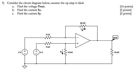 Solved A 5 Consider The Circuit Diagram Below Assume The Chegg Com