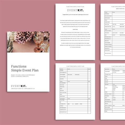 Event Planning Business Kit X Event Business Tools Event Kit
