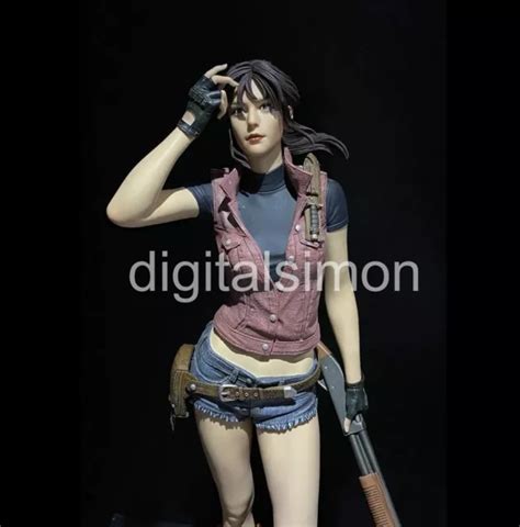 14 Scale Resident Evil 2 Remake Claire Redfield Figure Model Statue £