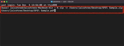 How To Compress Files And Folders To Zip In Mac Geeksforgeeks