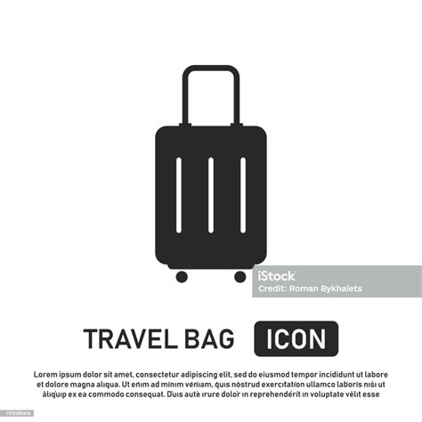 旅行袋隔離向量圖示旅遊度假隔離標誌白色背景上的移動圖示向量圖形及更多小型旅行箱圖片 小型旅行箱 旅行 黃色 Istock
