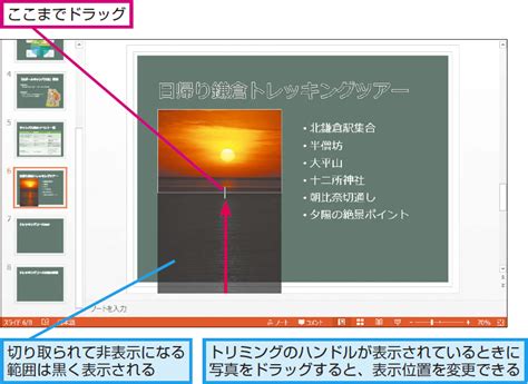パワーポイントで写真の一部を切り取る方法 PowerPoint できるネット