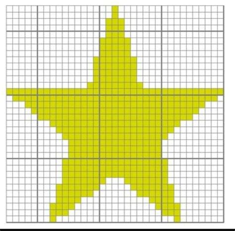 Схема рисунки звездочки