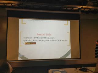 TESTHEAD Parallelization And JavaScript SF Selenium Meetup Oct 2013