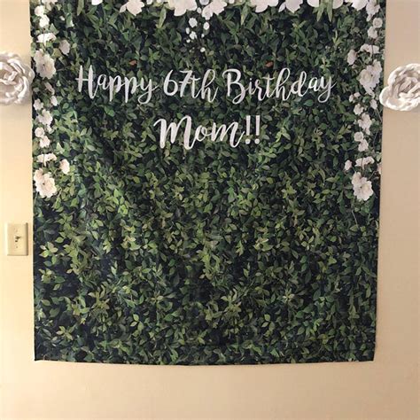 Personalized Fabric Grass Backdrop With Flowers Ijay Backdrops