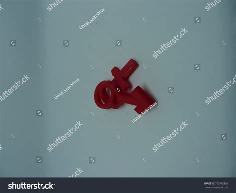 Red D Printed Sex Symbol Concept Stock Photo Shutterstock