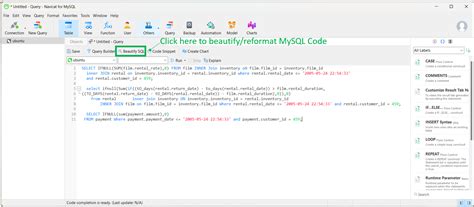 Mysql Formatter How To Make Beautiful Code Mysql Formatter How To Make Beautiful Code