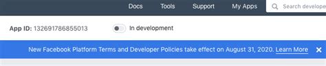 Default Expo Facebook App Is In Development Mode · Issue 9056 · Expo
