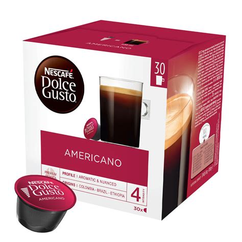 Nescafé Big Pack Americano - 30 Capsules for Dolce Gusto for €7.99.