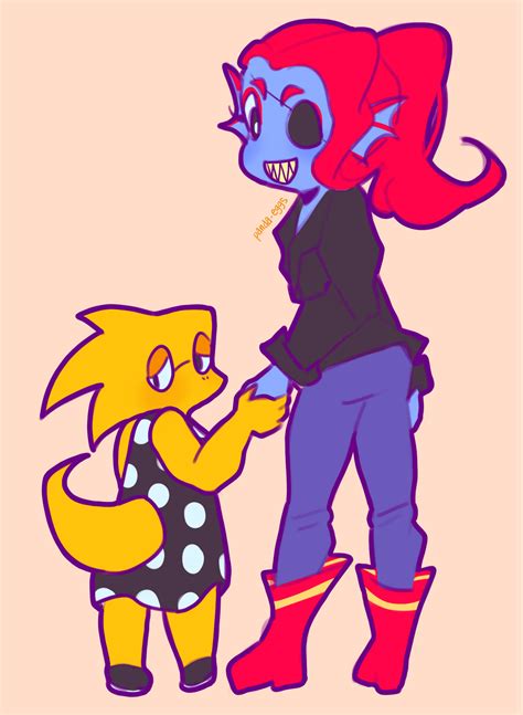 Alphys Undyne By Panda Eggs On Deviantart
