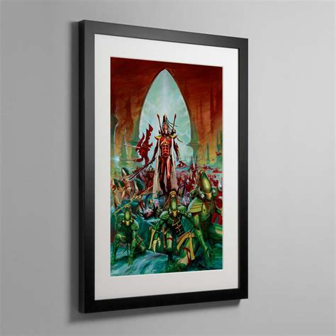 Aeldari Art Print Warhammer 40k Collectible Warhammer Art Aeldari Art Print Warhammer 40k Collectible Warhammer Art