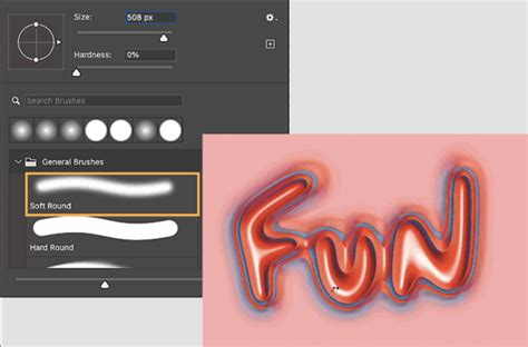 Create 3d Chrome Effects Using Any Brush In Photoshop