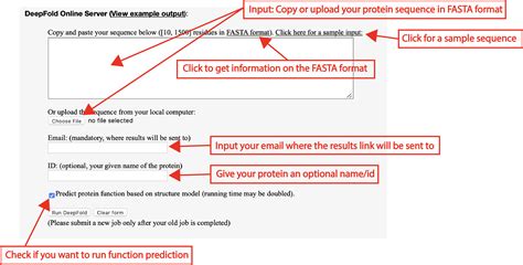 Deepfold Help Page