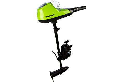 Аккумуляторный лодочный мотор Greenworks G40TM55 9000207 - выгодная ...