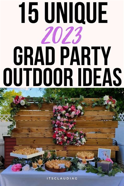 15 Graduation Party Backyard Ideas For A Chill Celebration Outside