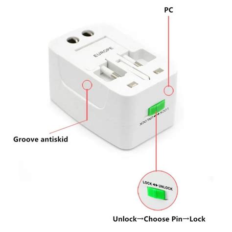 Ripley Enchufe Universal Adaptador Electrico Viajero 250v 6a