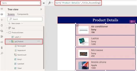 How To Sort Power Apps Gallery Alphabetically