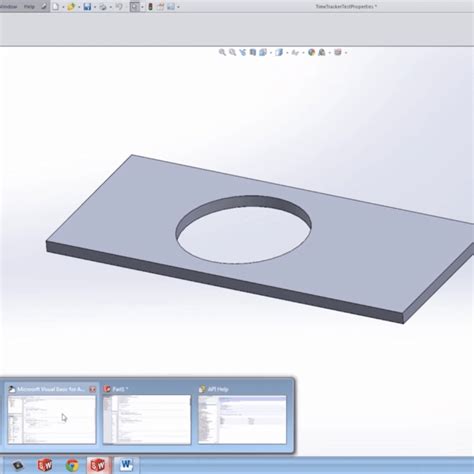 solidworks api project time tracker format forms