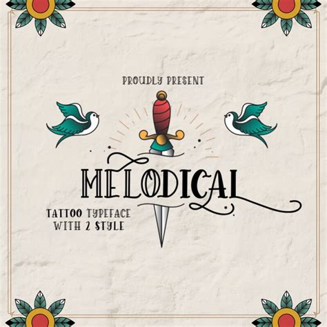 Melodical Blocky Font