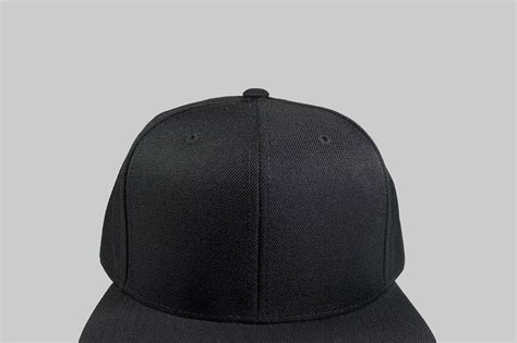 Black Snapback Cap Classic Style For Men